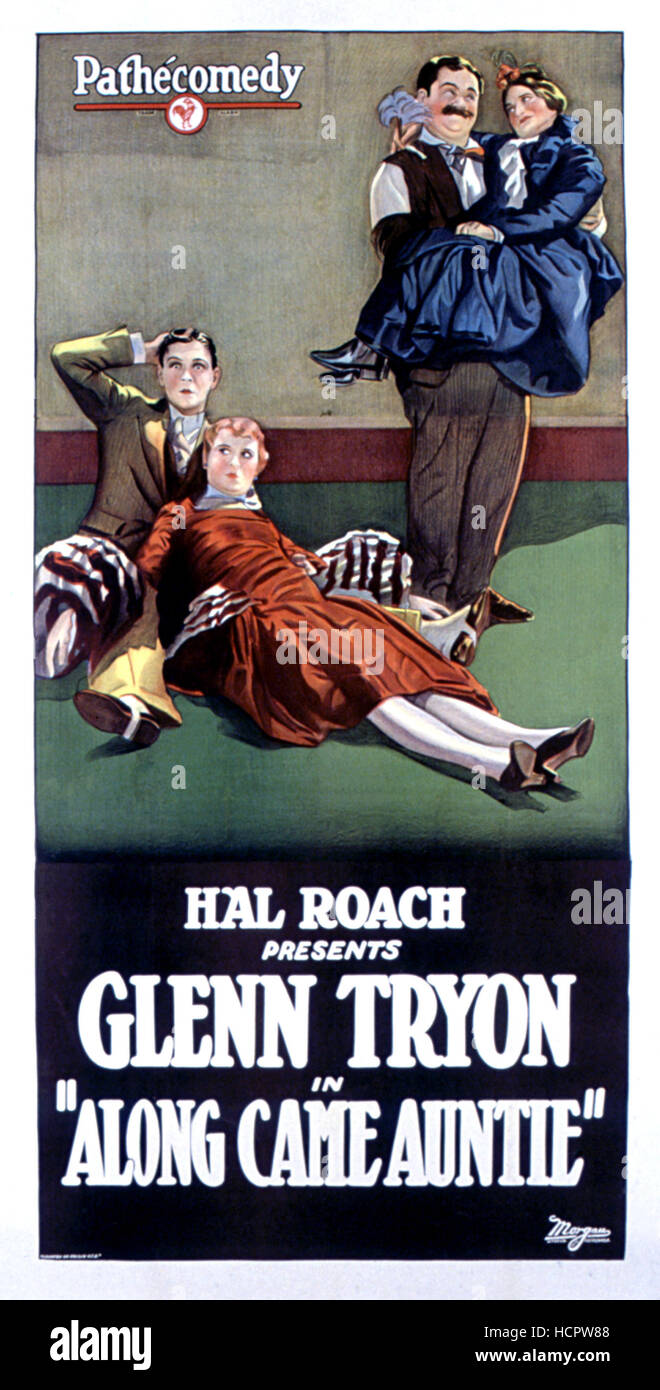 ALONG CAME AUNTIE, Glenn Tryon, Vivien Oakland, Oliver Hardy, Lucy ...