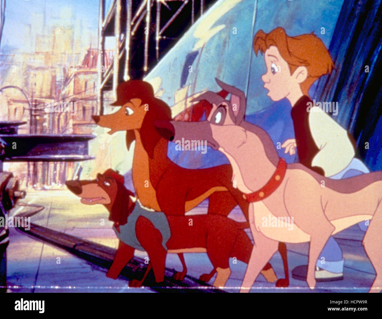 ALL DOGS GO TO HEAVEN 2, Itchy Itchiford (voice: Dom DeLuise), Sasha ...