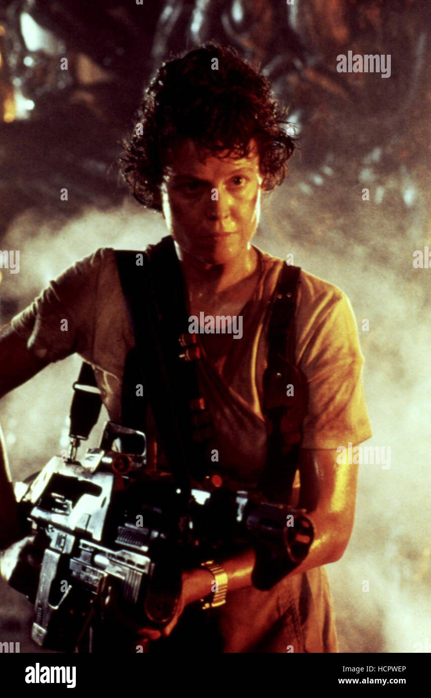 ALIENS, Sigourney Weaver, 1986. TM and Copyright © 20th Century Fox ...
