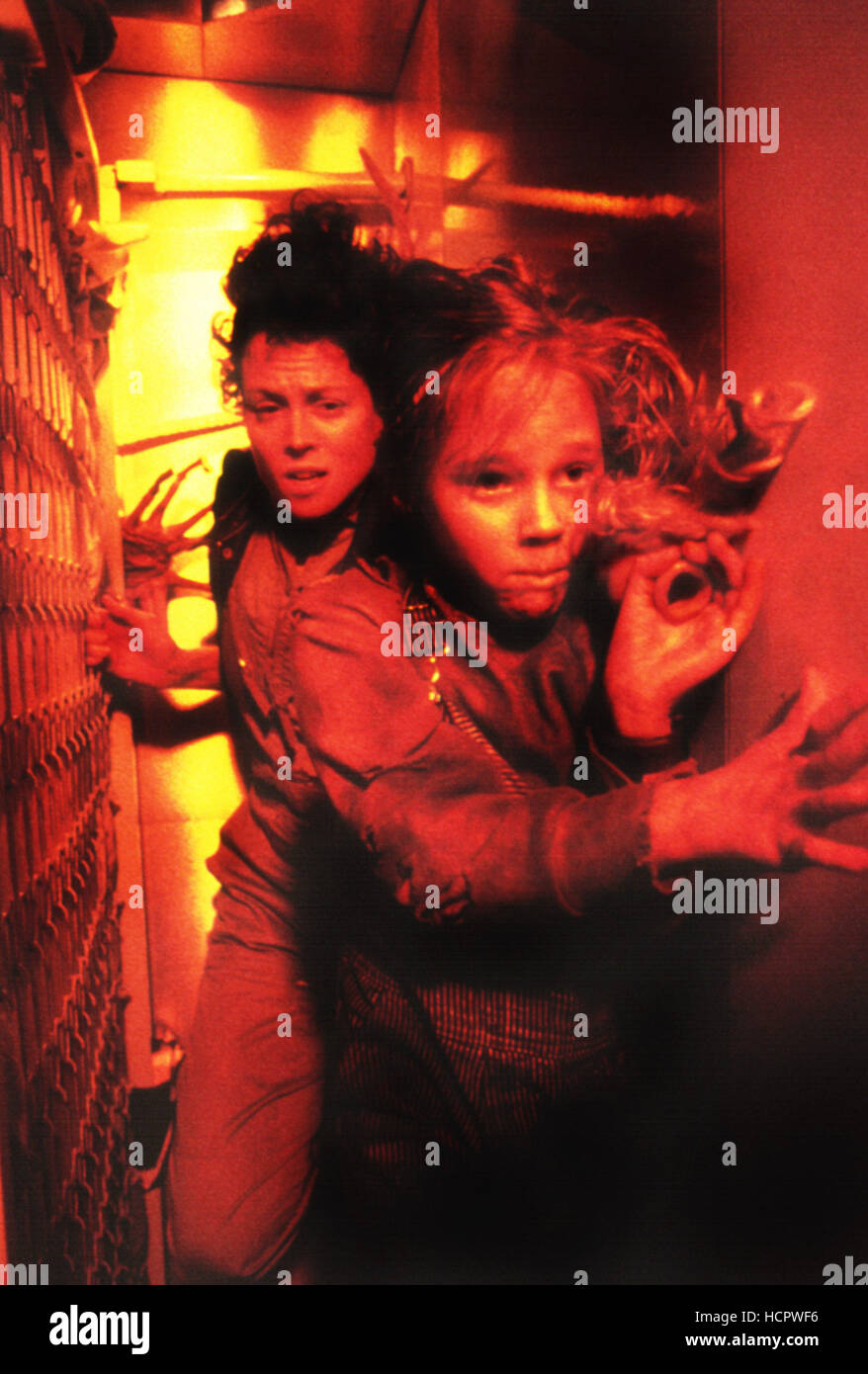 ALIENS, Sigourney Weaver, Carrie Henn, 1986, TM and Copyright (c) 20th ...