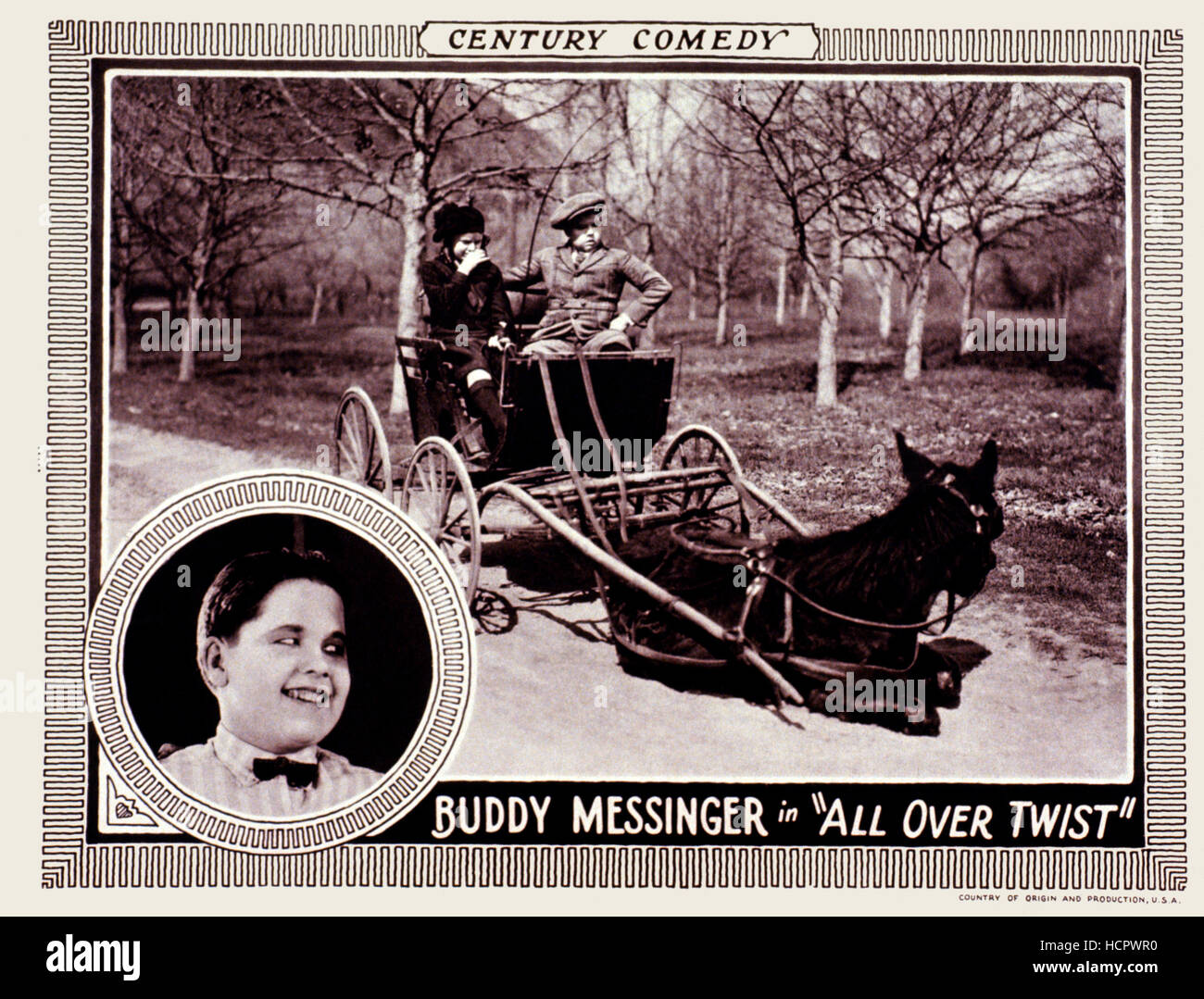 ALL OVER TWIST, US lobbycard, Buddy Messinger (bottom and right), 1923 ...