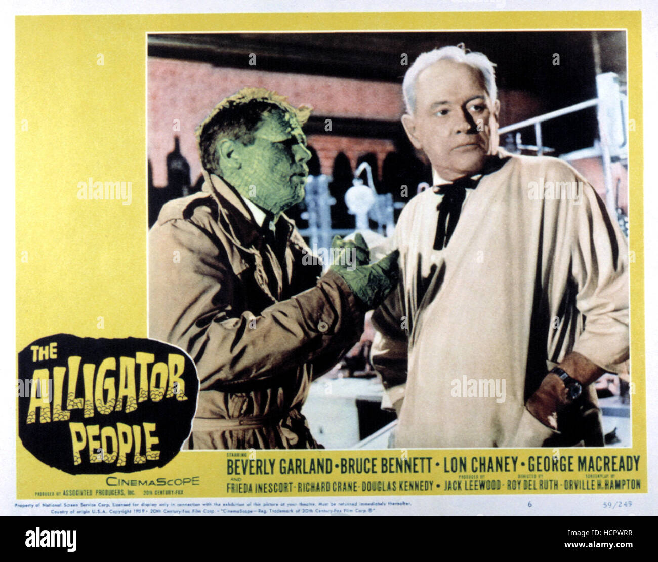 THE ALLIGATOR PEOPLE, Richard Crane, George Macready, 1959, TM and ...
