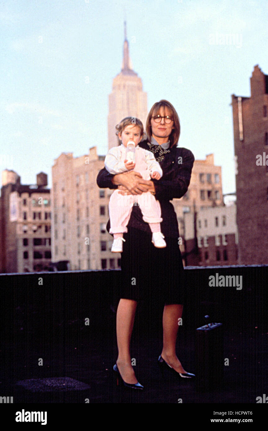 BABY BOOM, Kristina/Michelle Kennedy, Diane Keaton, 1987 Stock Photo ...