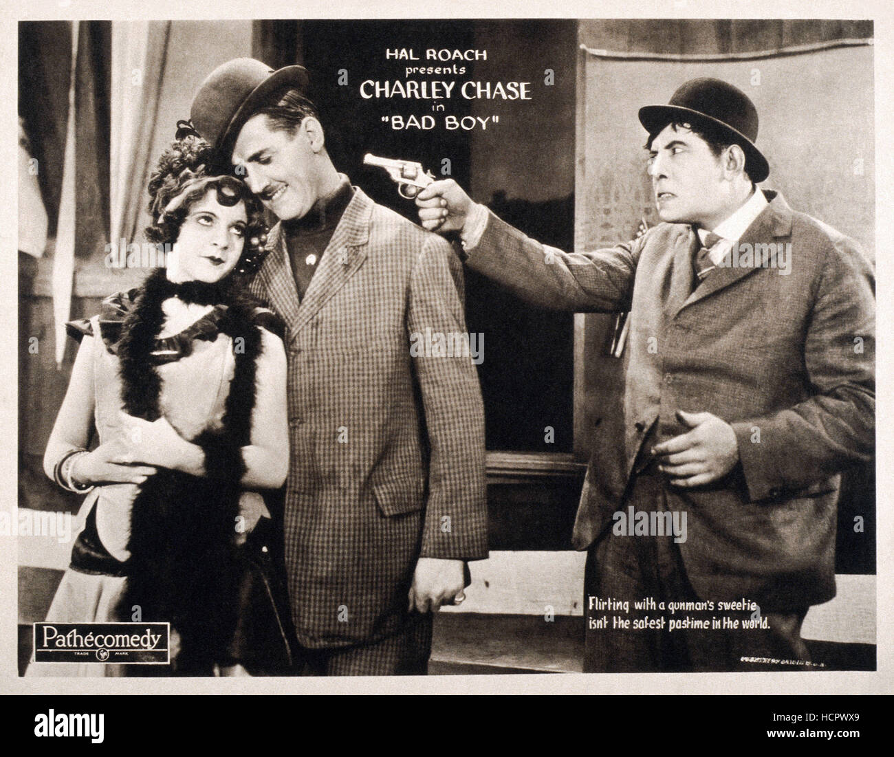 BAD BOY, Charlie Chase (second left), 1925 Stock Photo - Alamy