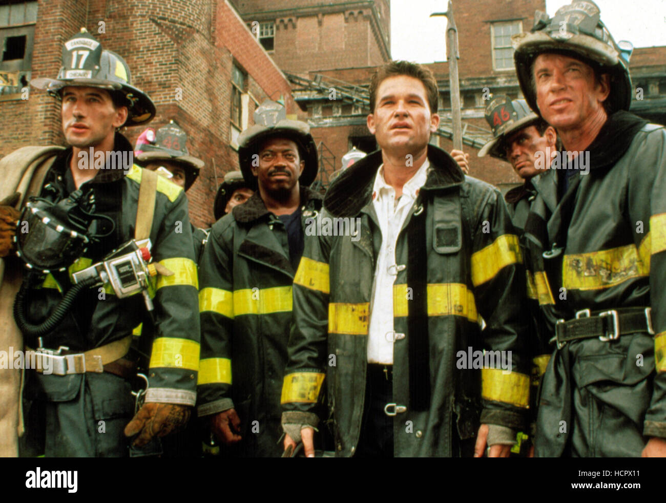 BACKDRAFT, William Baldwin, Cedric Young, Kurt Russell, Kevin M. Casey ...