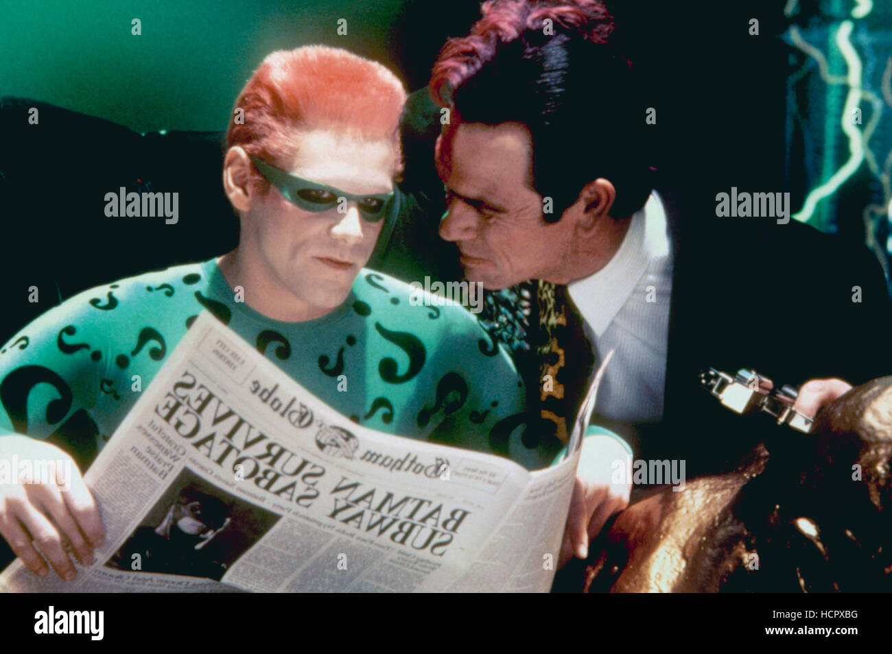 BATMAN FOREVER, Jim Carrey, Tommy Lee Jones, 1995, (c)Warner Bros ...