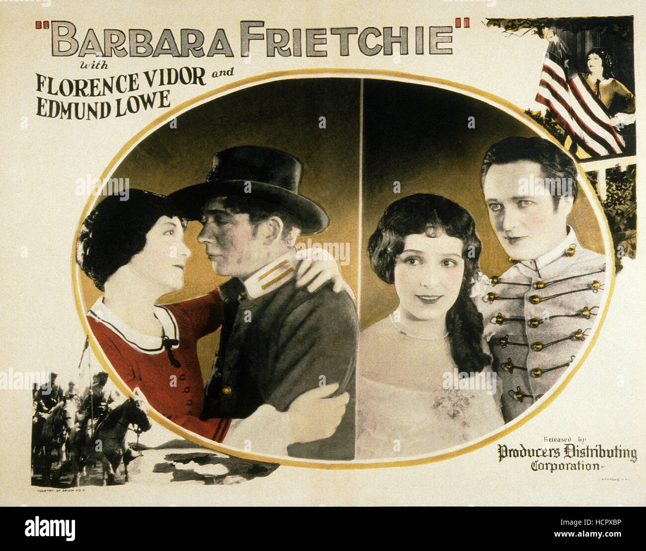 BARBARA FRIETCHIE, right from left: Florence Vidor, Edmund Lowe, 1924 ...