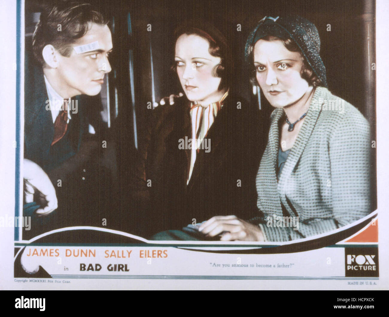 BAD GIRL, William Pawley, Sally Eilers, 1931, TM and Copyright (c) 20th ...