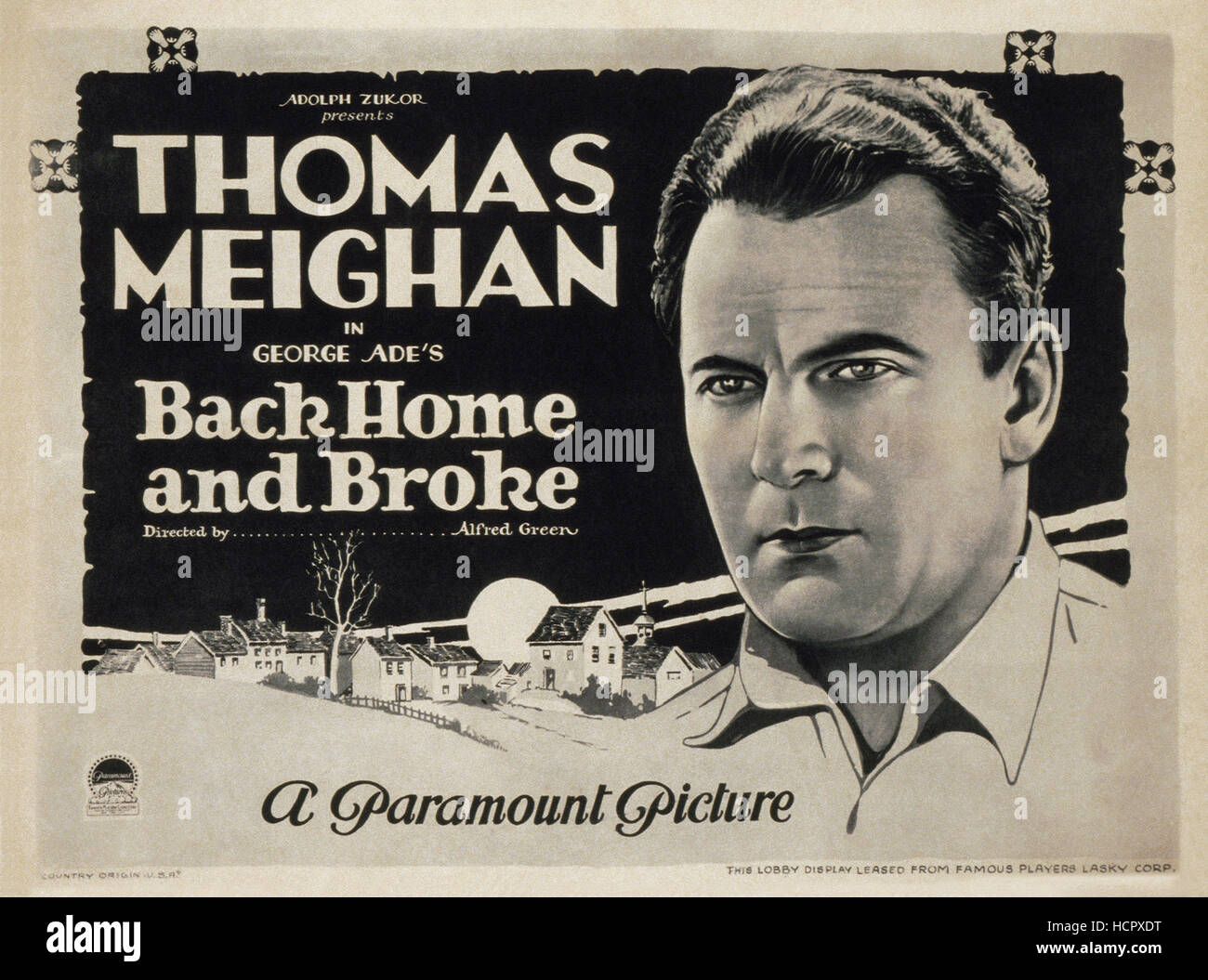 BACK HOME AND BROKE, Thomas Meighan, 1922 Stock Photo - Alamy