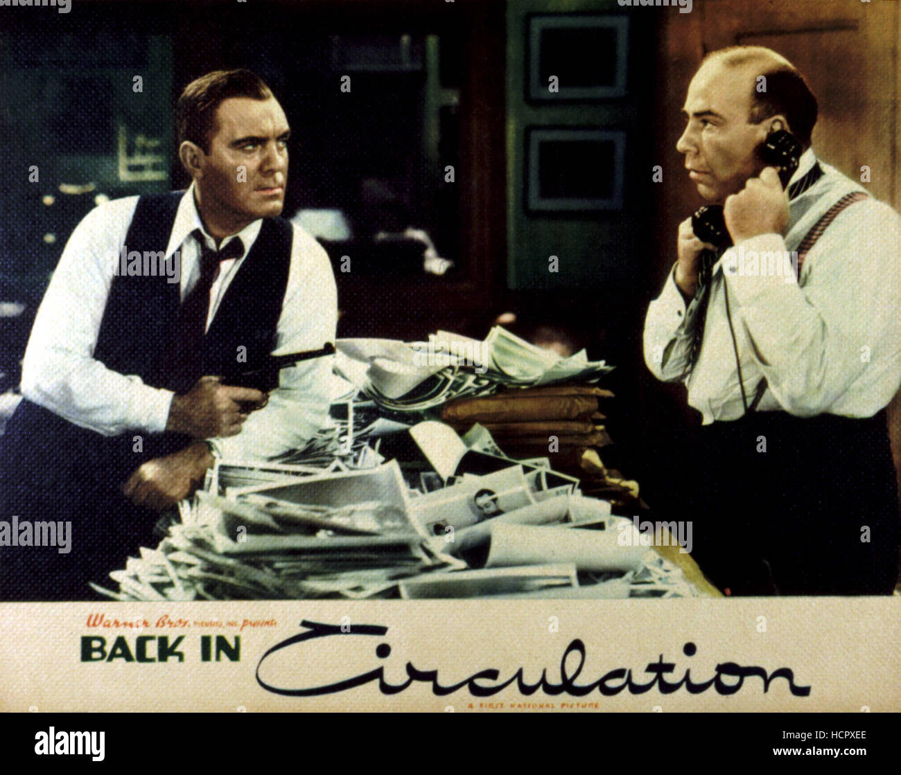 BACK IN CIRCULATION, Pat O'Brien, Ben Welden, 1937 Stock Photo - Alamy