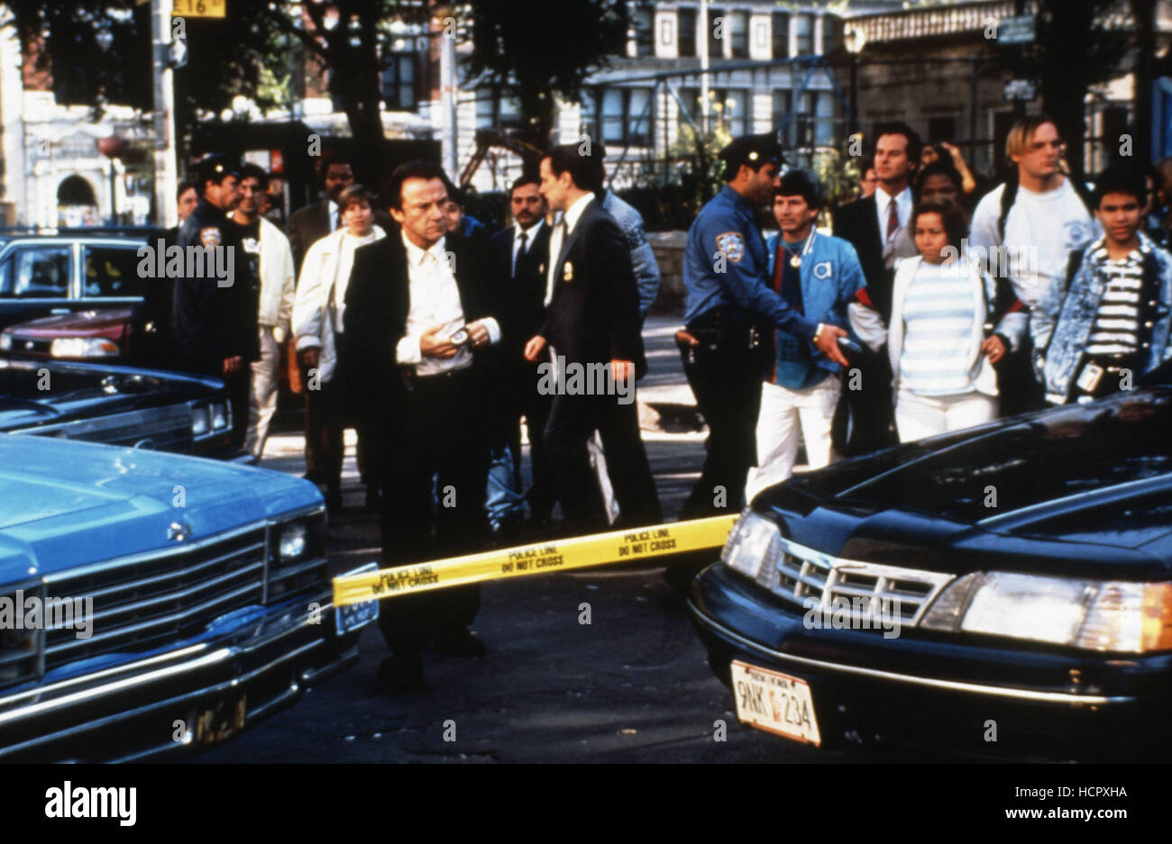 BAD LIEUTENANT, Harvey Keitel (at yellow tape), 1992, (c) Aries Films ...