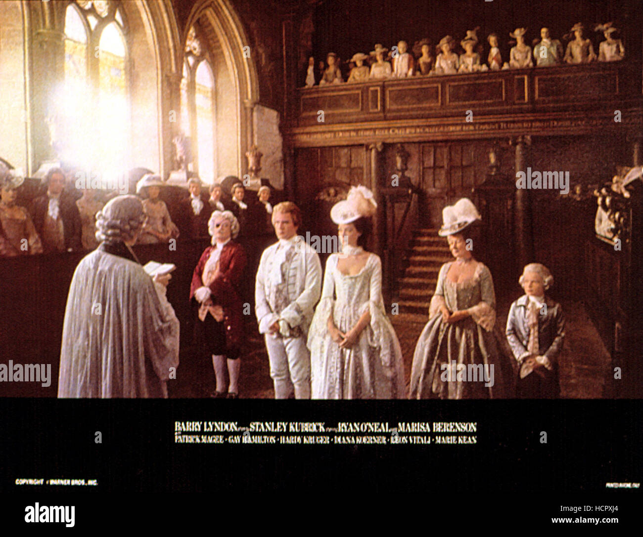 BARRY LYNDON, Ryan O'Neal, Marisa Berenson, Dominic Sa vage, 1975 Stock ...