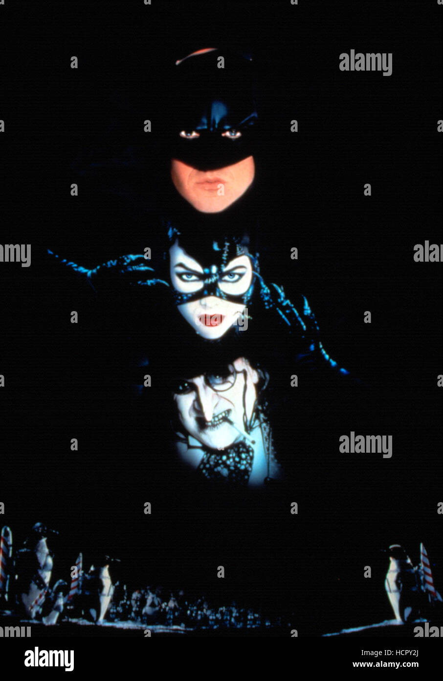 BATMAN RETURNS, Michael Keaton, Michelle Pfeiffer, Danny De Vito, 1992 ...