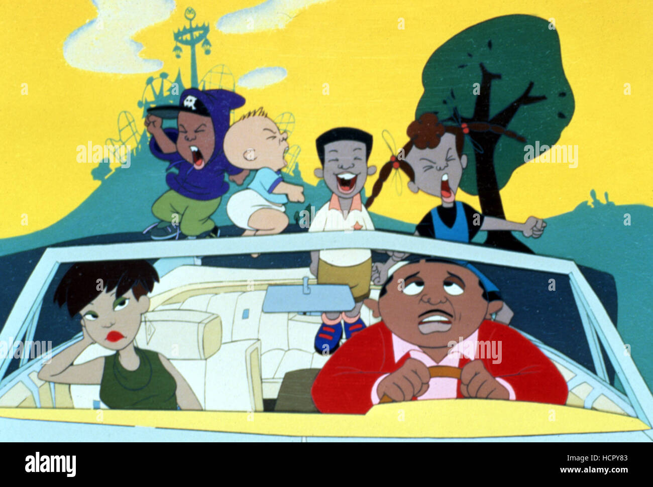 BEBE'S KIDS, Jamika, Kahlil, Pee Wee, Robin, Lashawn, 1992 Stock Photo ...