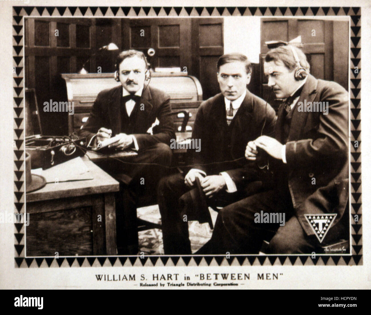 BETWEEN MEN, William S. Hart, 1915 Stock Photo - Alamy