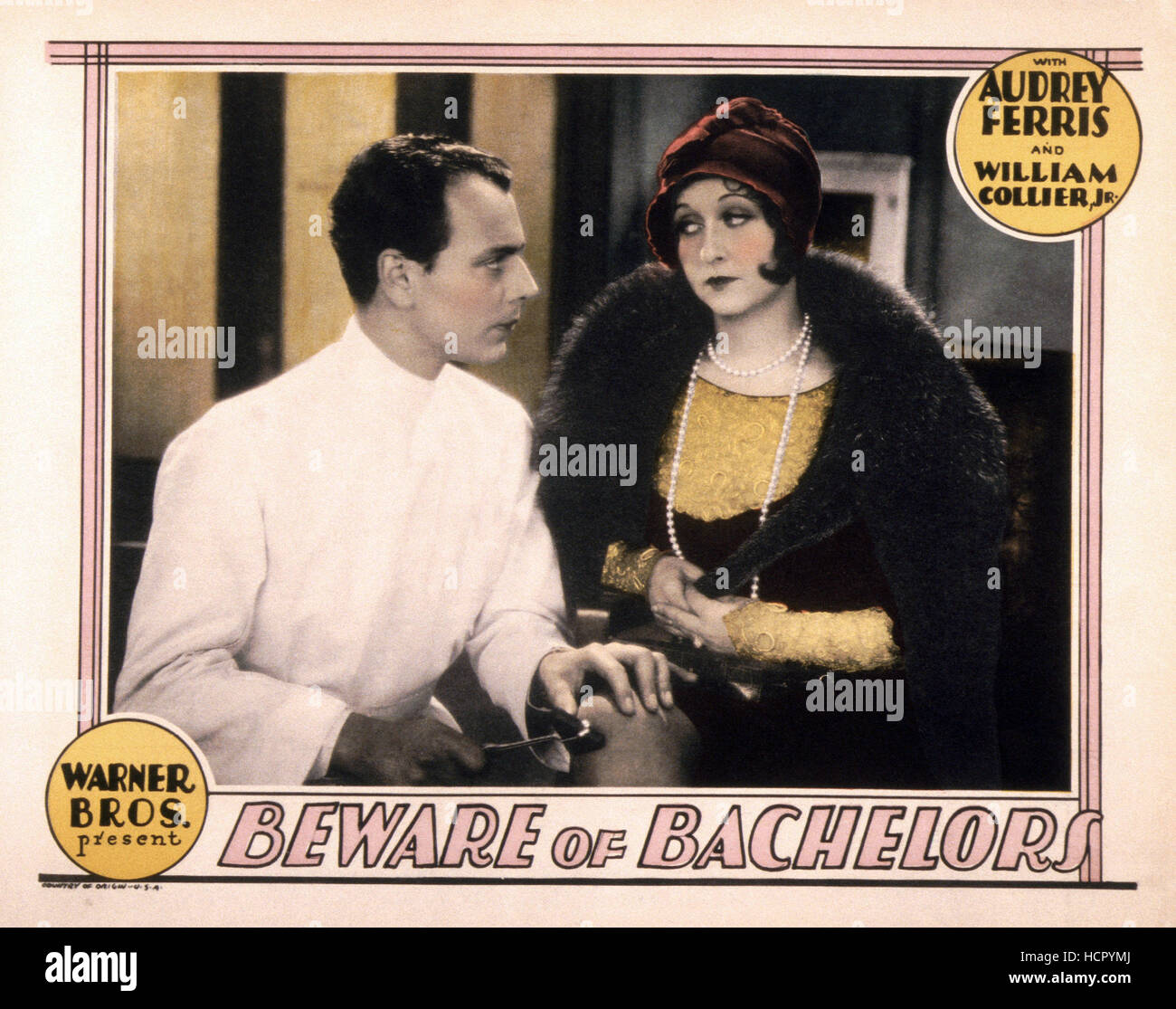 BEWARE OF BACHELORS, from left: William Collier Jr., Audrey Ferris ...