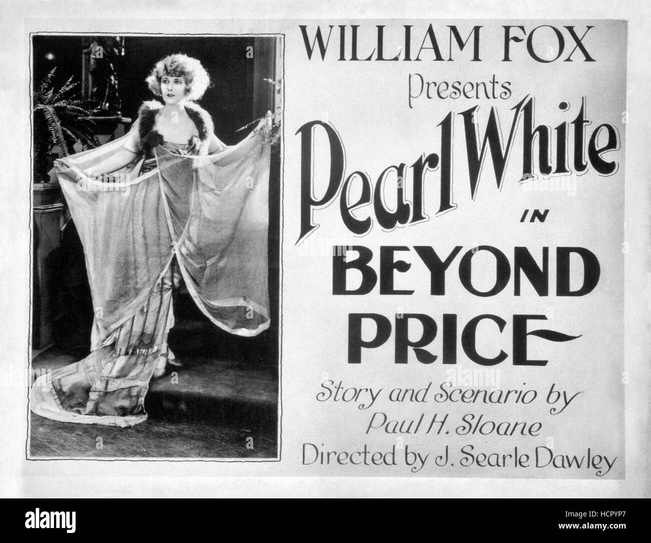 BEYOND PRICE, Pearl White, 1921, TM & Copyright © 20th Century Fox Film ...