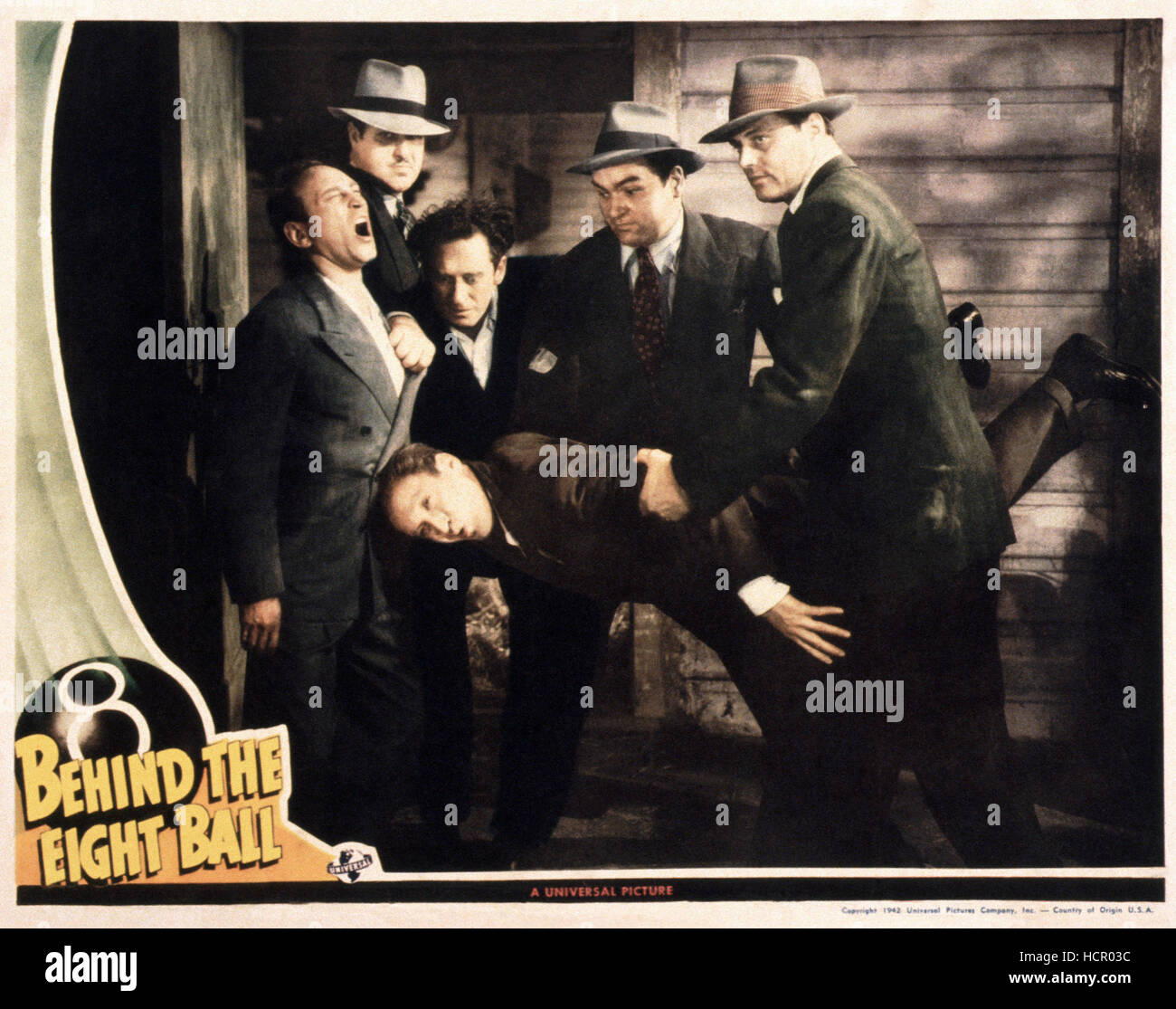 BEHIND THE EIGHT BALL, Al Ritz (left), Jimmy Ritz (rear second from ...