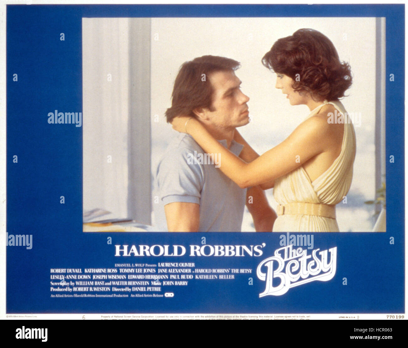 THE BETSY, Tommy Lee Jones, Lesley-Anne Down, 1978, (c) Allied Artists ...