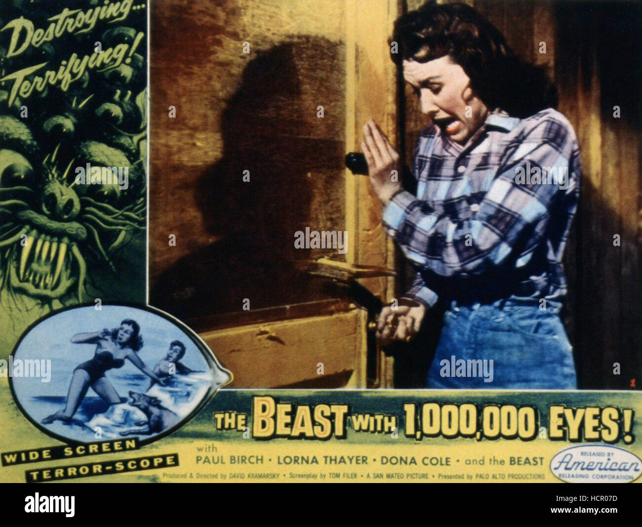 Beast million eyes 1955 poster hi-res stock photography and images - Alamy