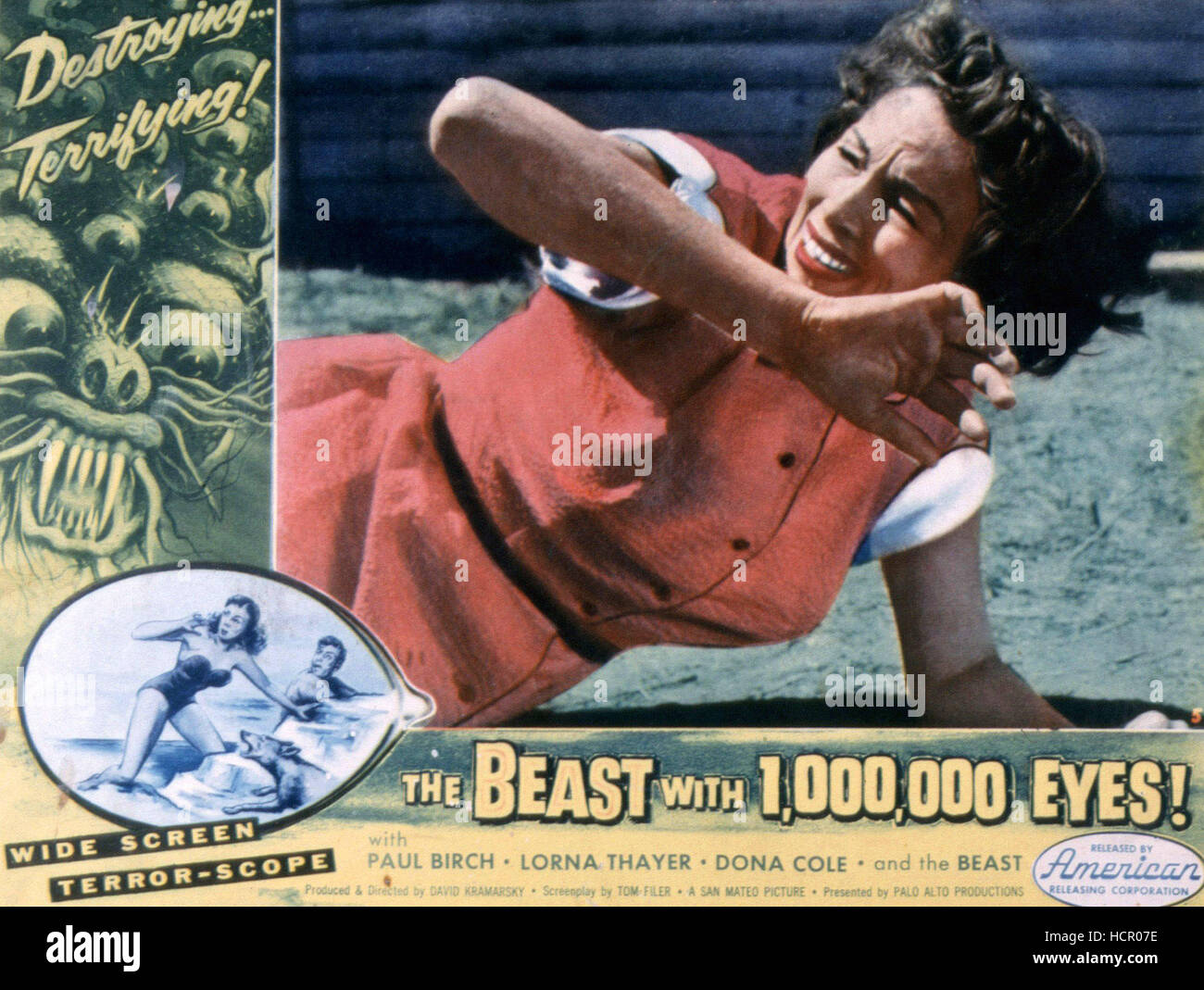 THE BEAST WITH A MILLION EYES, Lorna Thayer, 1955 Stock Photo - Alamy