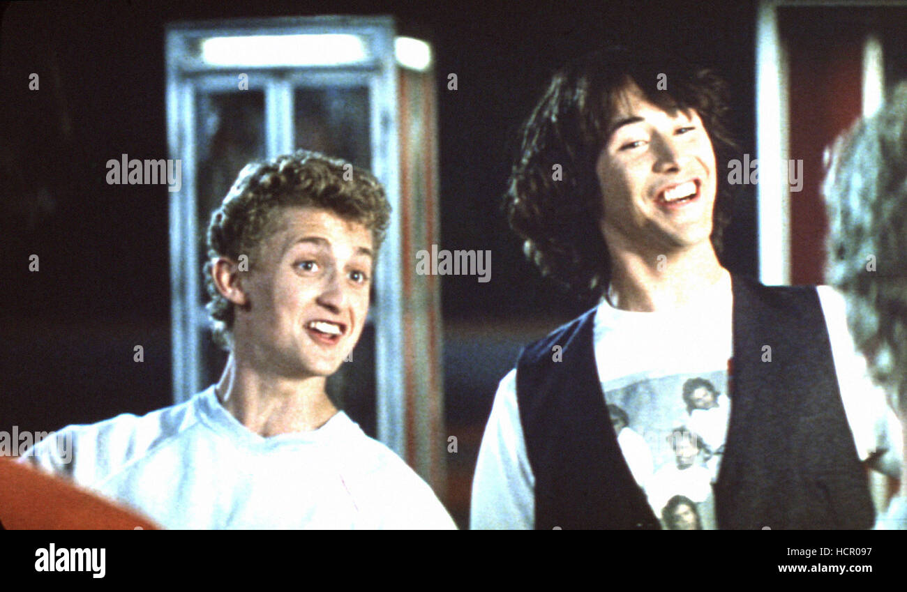BILL AND TED'S EXCELLENT ADVENTURE, Alex Winter, Keanu Reeves, 1989 ...