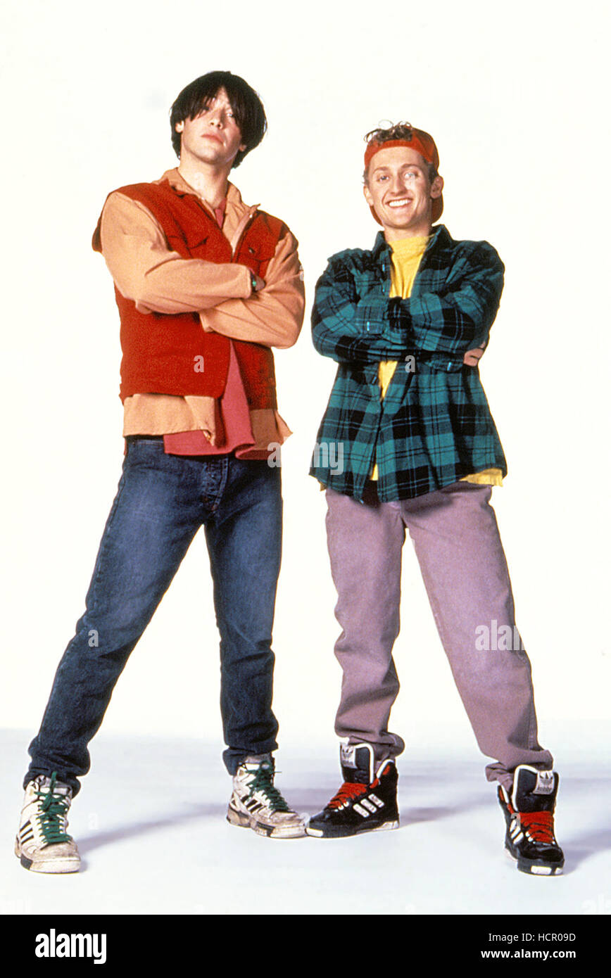 BILL AND TED'S EXCELLENT ADVENTURE, Alex Winter, Keanu Reeves, 1989 ...