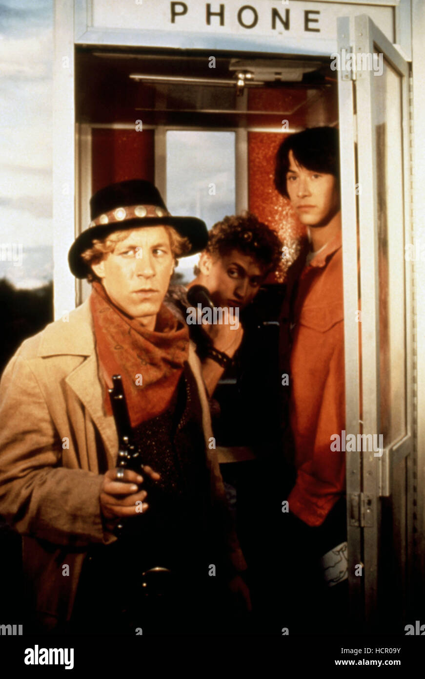 BILL & TED'S EXCELLENT ADVENTURE, Dan Shor, Alex Winter, Keanu Reeves ...