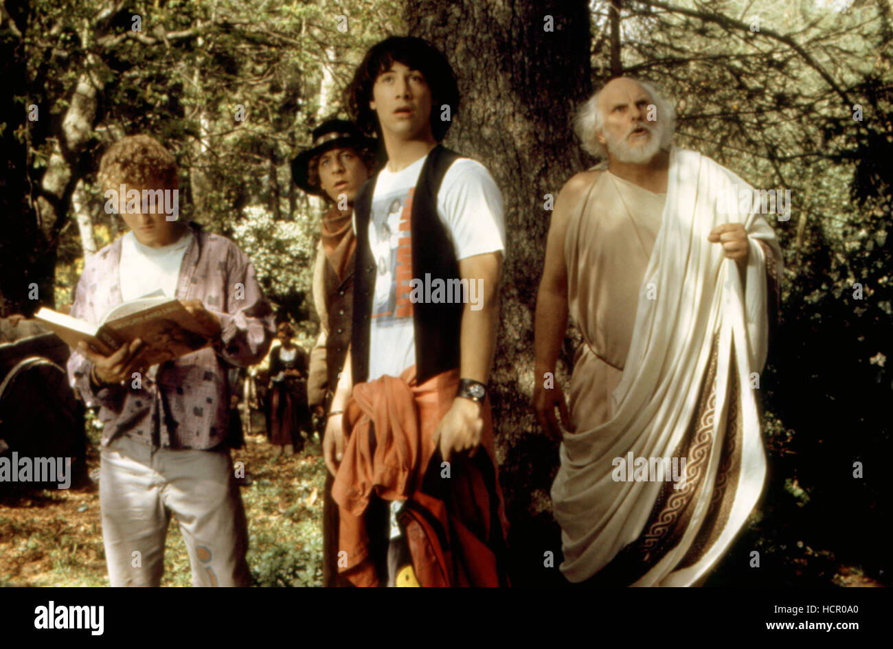 BILL & TED'S EXCELLENT ADVENTURE, Alex Winter, Dan Shor, Keanu Reeves ...