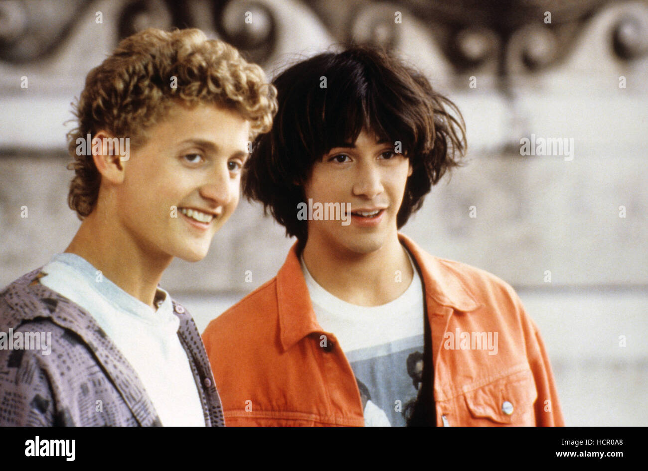 BILL AND TED'S EXCELLENT ADVENTURE, from left: Alex Winter, Keanu ...