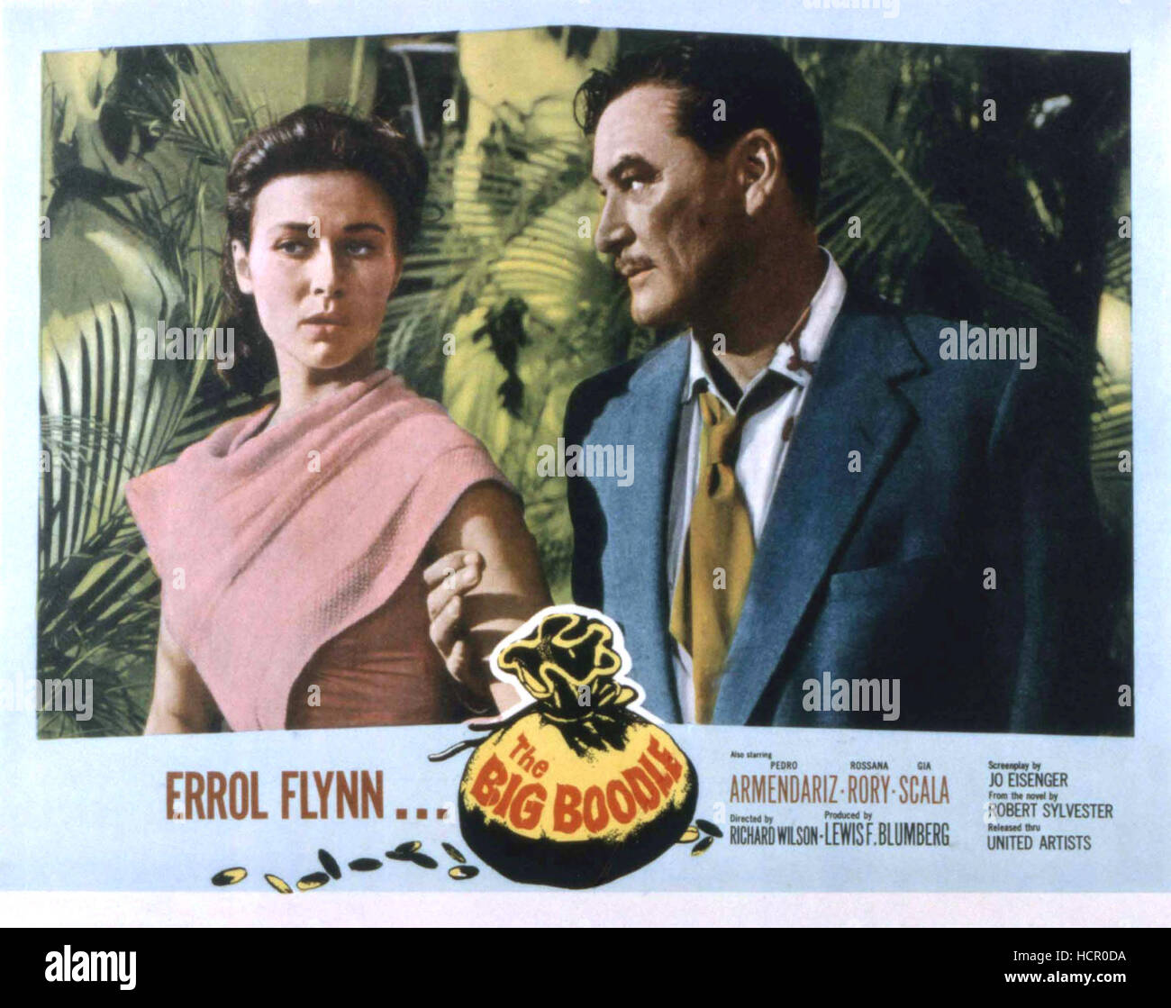 THE BIG BOODLE, Gia Scala, Errol Flynn, 1957 Stock Photo - Alamy