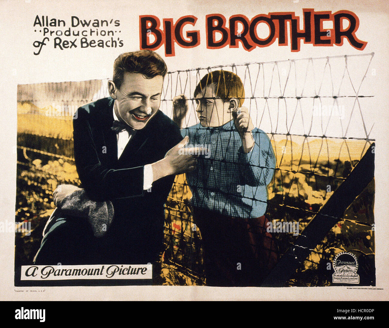BIG BROTHER, from left: Tom Moore, Mickey Bennett, 1923 Stock Photo - Alamy