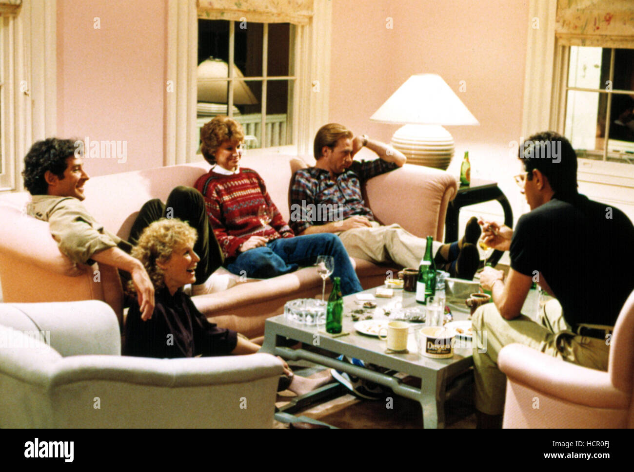 THE BIG CHILL, Kevin Kline, Glen Close, Mary Kay Place, William Hurt ...