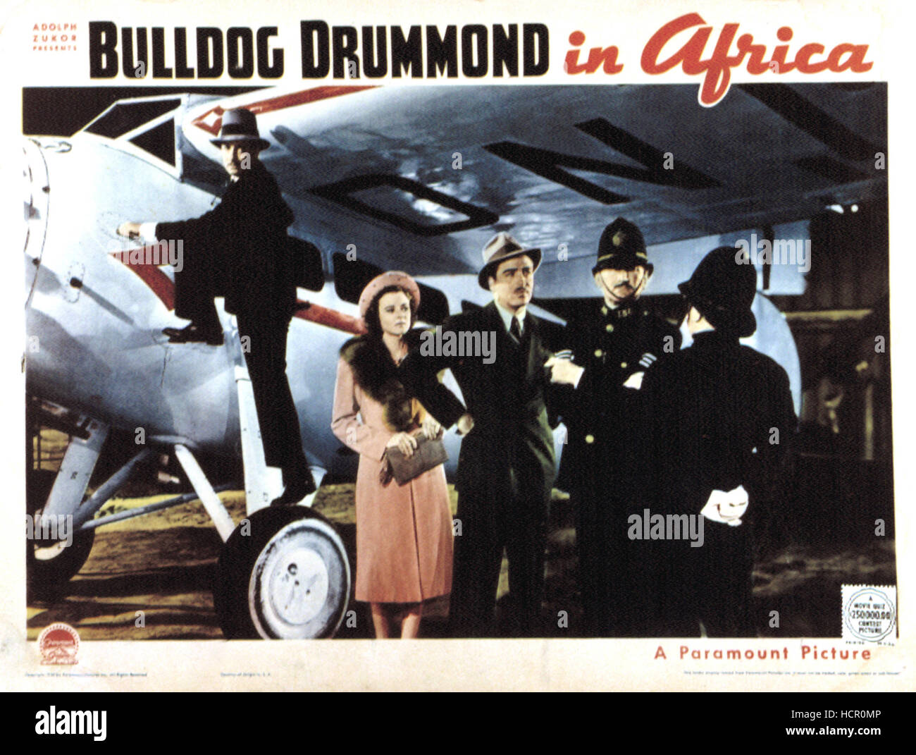 BULLDOG DRUMMOND IN AFRICA, Reginald Denny, Heather Angel, John Howard ...