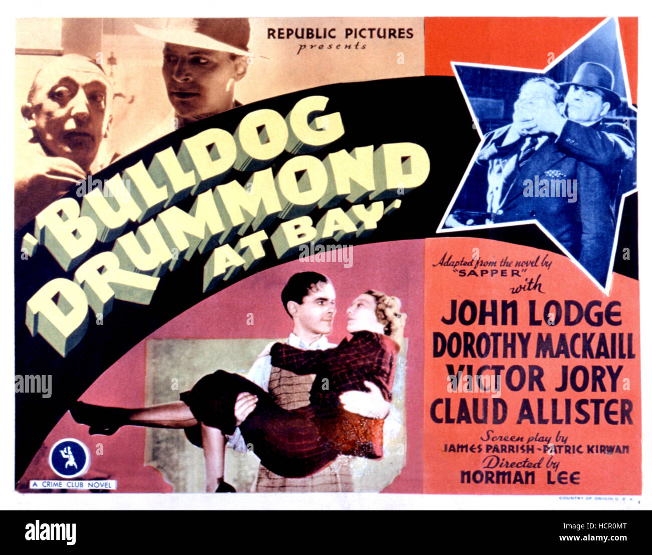 BULLDOG DRUMMOND AT BAY Stock Photo - Alamy