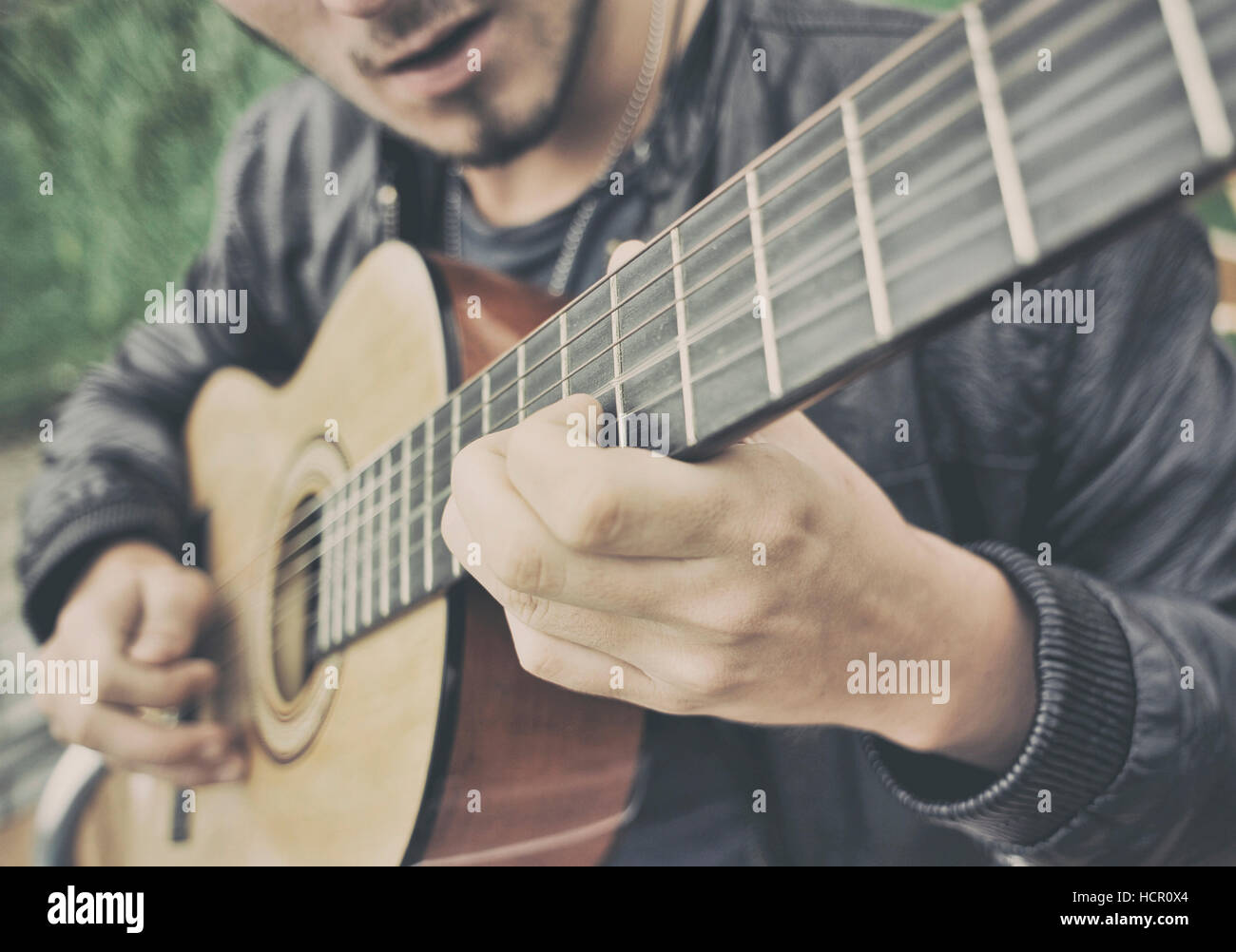 Playing recording rock hi-res stock photography and images - Alamy