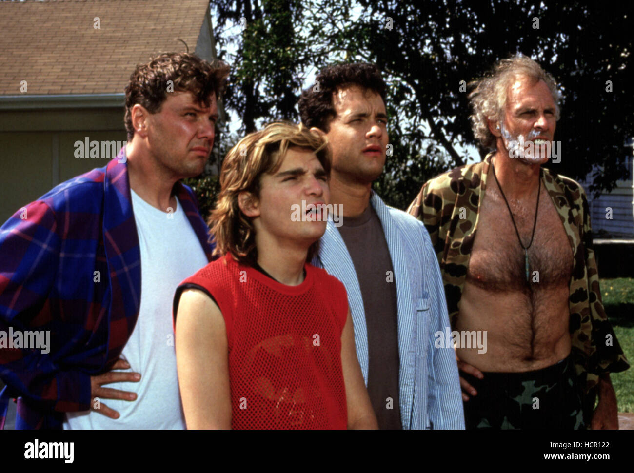 THE BURBS, Rick Ducommun, Corey Feldman, Tom Hanks, Bruce Dern, 1989 ...