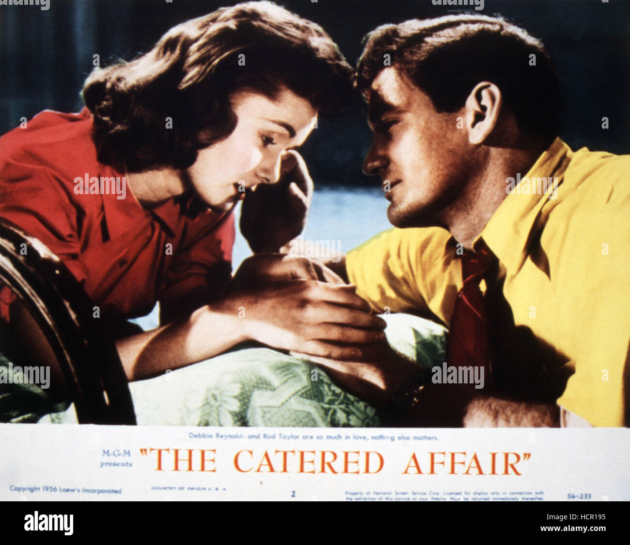 THE CATERED AFFAIR, Debbie Reynolds, Rod Taylor, 1956 Stock Photo - Alamy