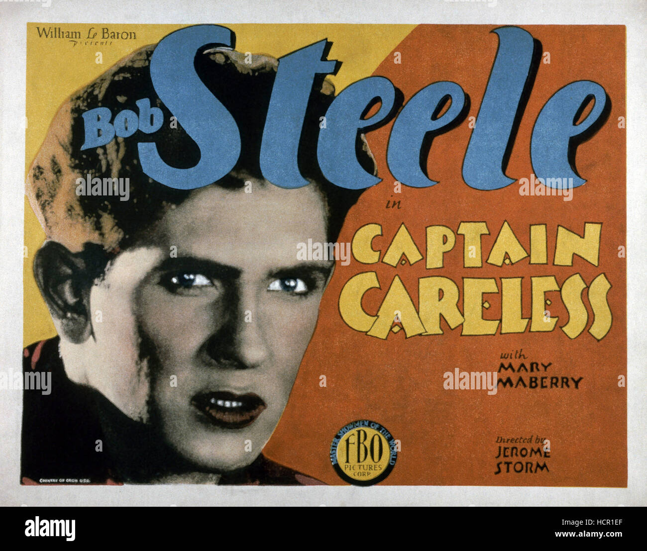 CAPTAIN CARELESS, Bob Steele, 1928 Stock Photo - Alamy