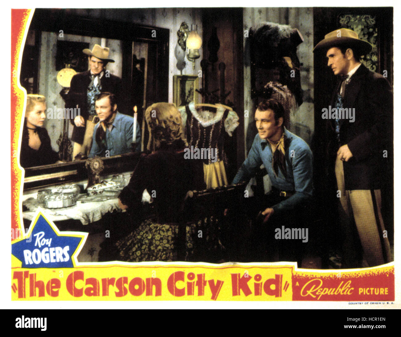 THE CARSON CITY KID, Pauline Moore, Roy Rogers, Bob Steele, 1940 Stock ...