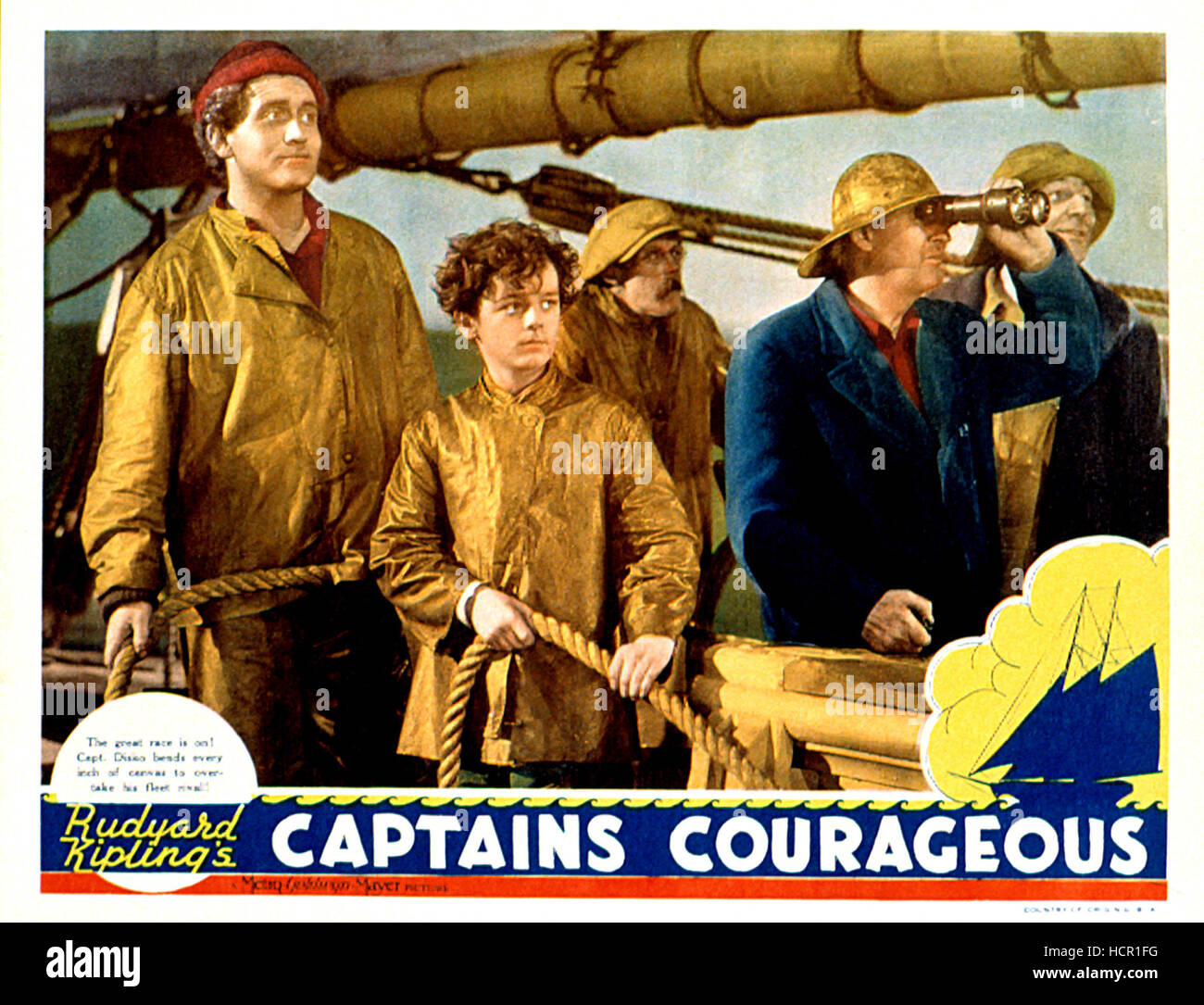 CAPTAINS COURAGEOUS, Spencer Tracy, Freddie Bartholomew, Lionel ...