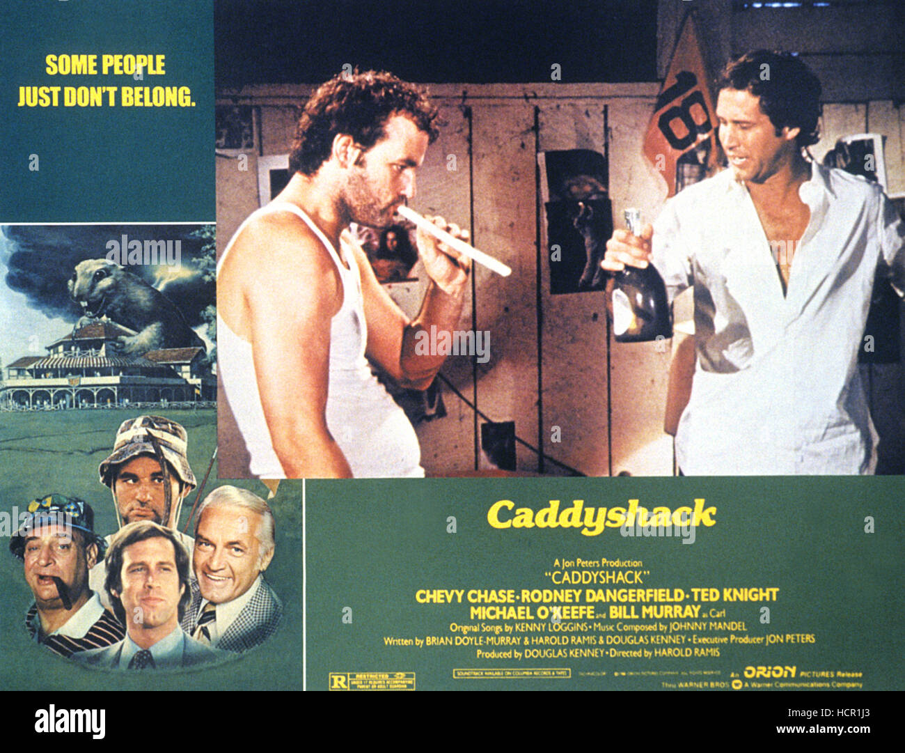 CADDYSHACK, Bill Murray, Chevy Chase, 1980, (c) Warner Brothers ...