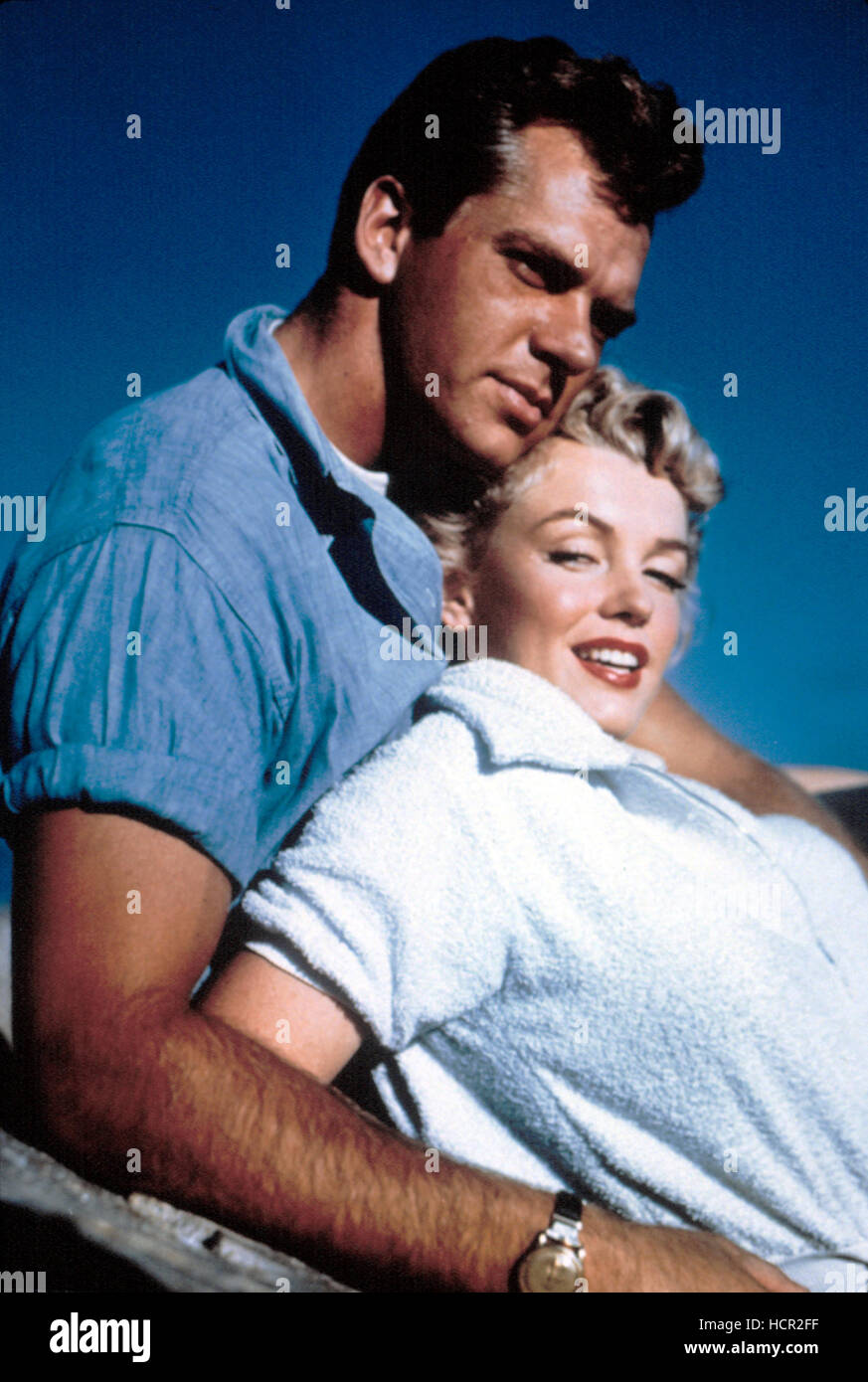 CLASH BY NIGHT, Keith Andes, Marilyn Monroe, 1952 Stock Photo - Alamy
