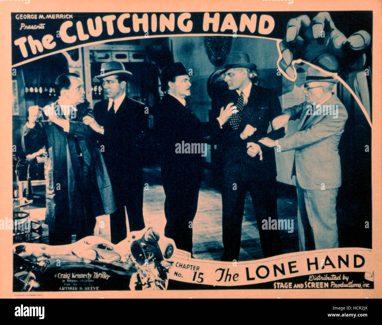 THE CLUTCHING HAND, Jack Mulhall, 1936 Stock Photo - Alamy