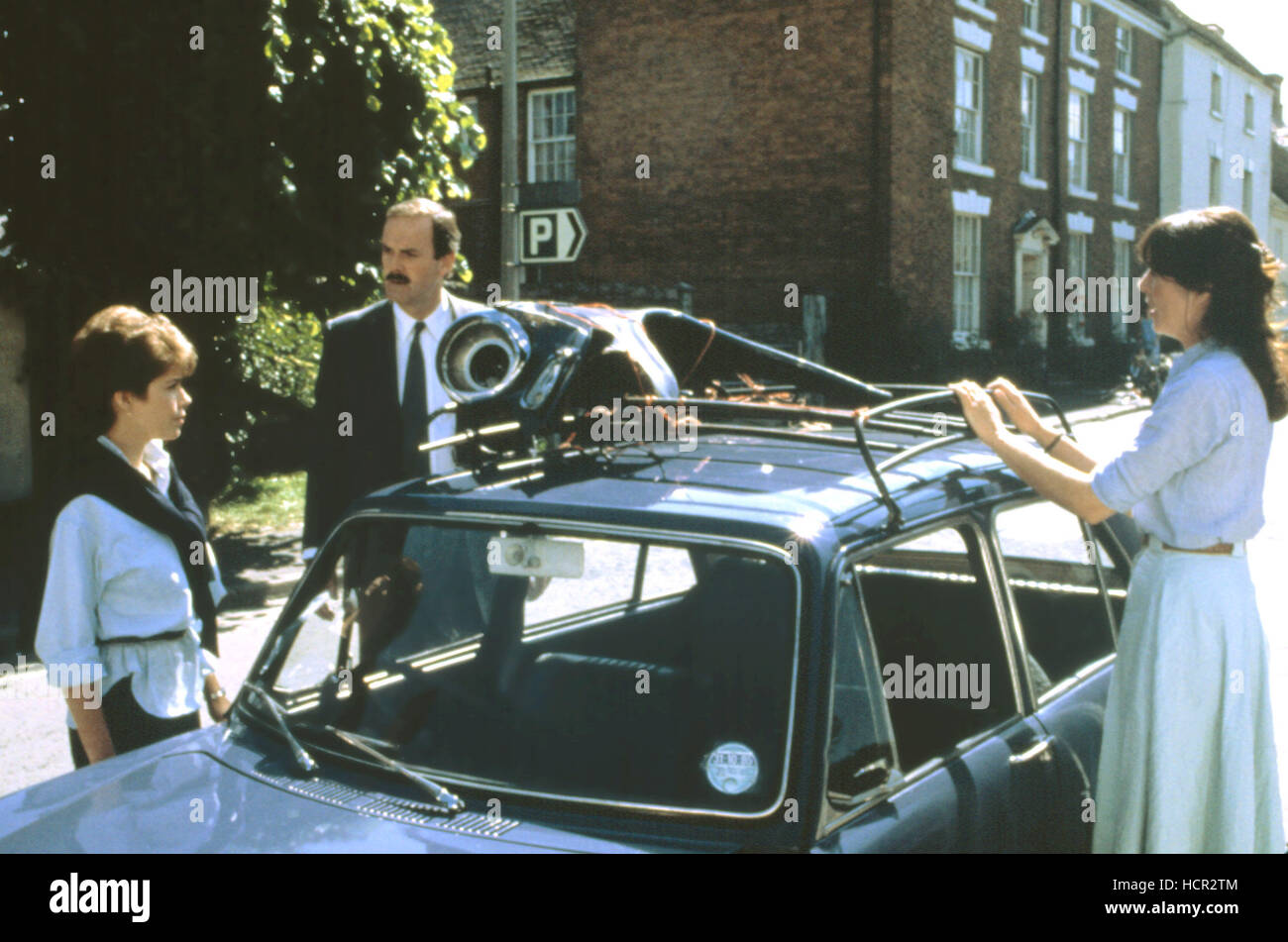 CLOCKWISE, Nadia Carina, John Cleese, Penelope Wilt, 1986 Stock Photo ...