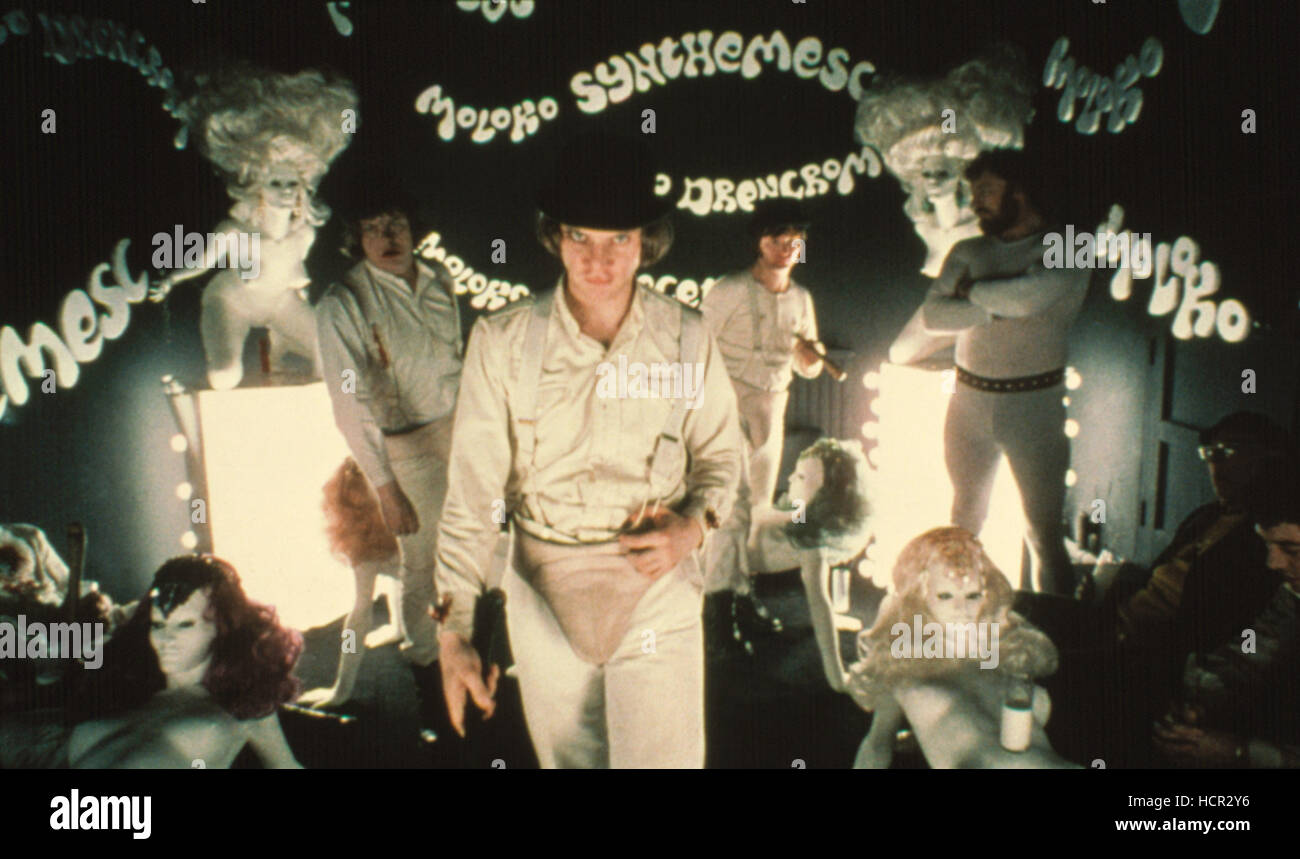 A CLOCKWORK ORANGE, Warren Clarke, Malcolm McDowell, James Marcus, 1971 ...