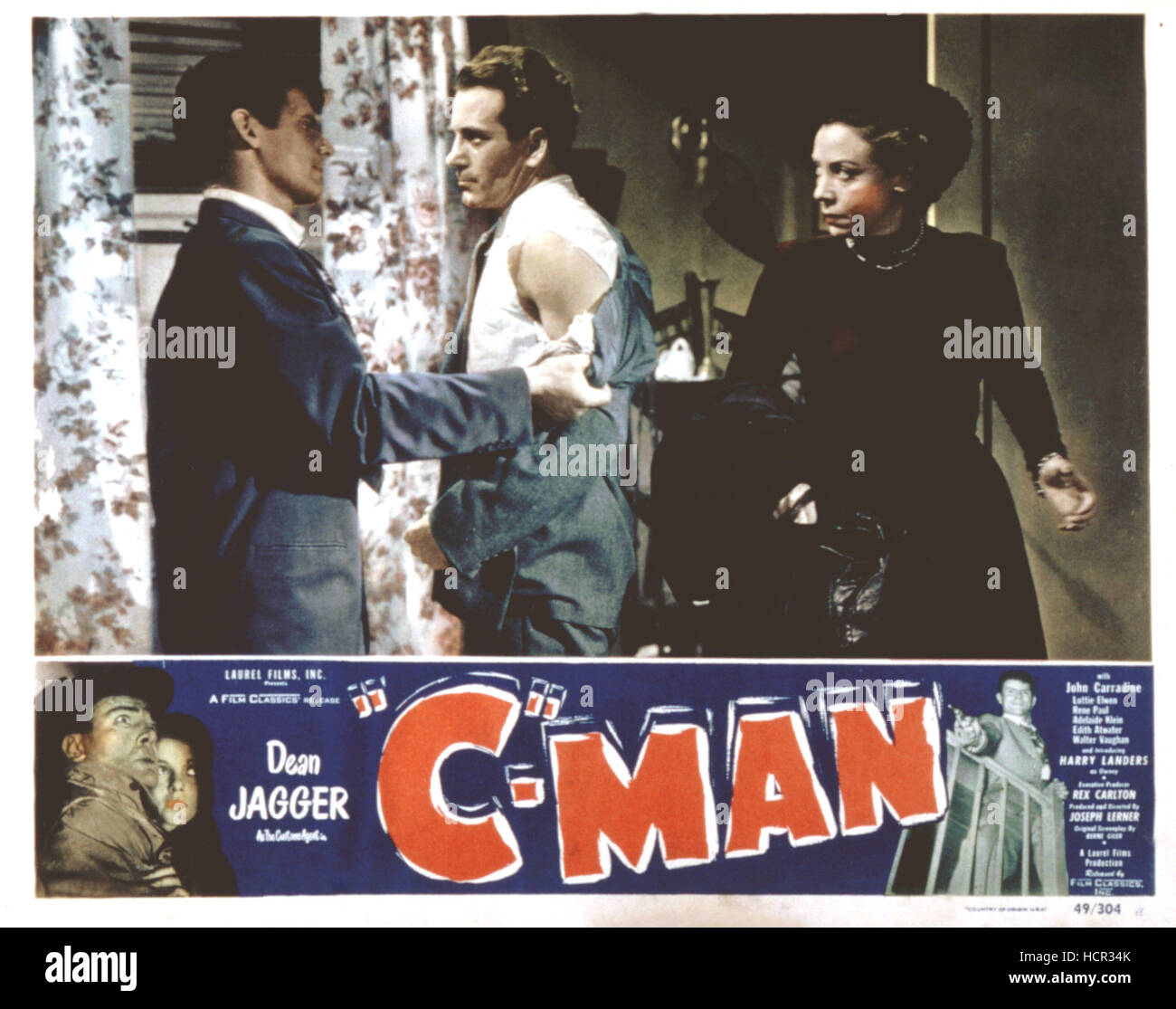 C MAN, Harry Landers, Walter Brooke, Adelaide Klein, 1949 Stock Photo ...