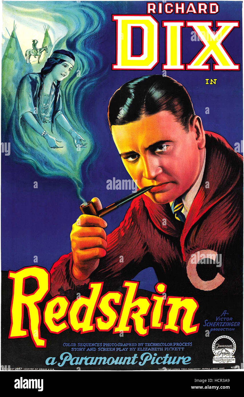 REDSKIN, right: Richard Dix, 1929 Stock Photo - Alamy