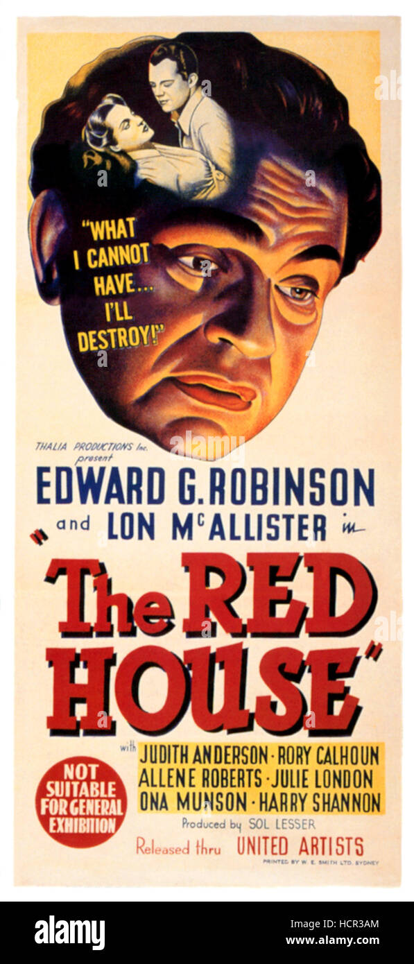 THE RED HOUSE, Allene Roberts, Lon McAllister [aka Lon McCallister ...