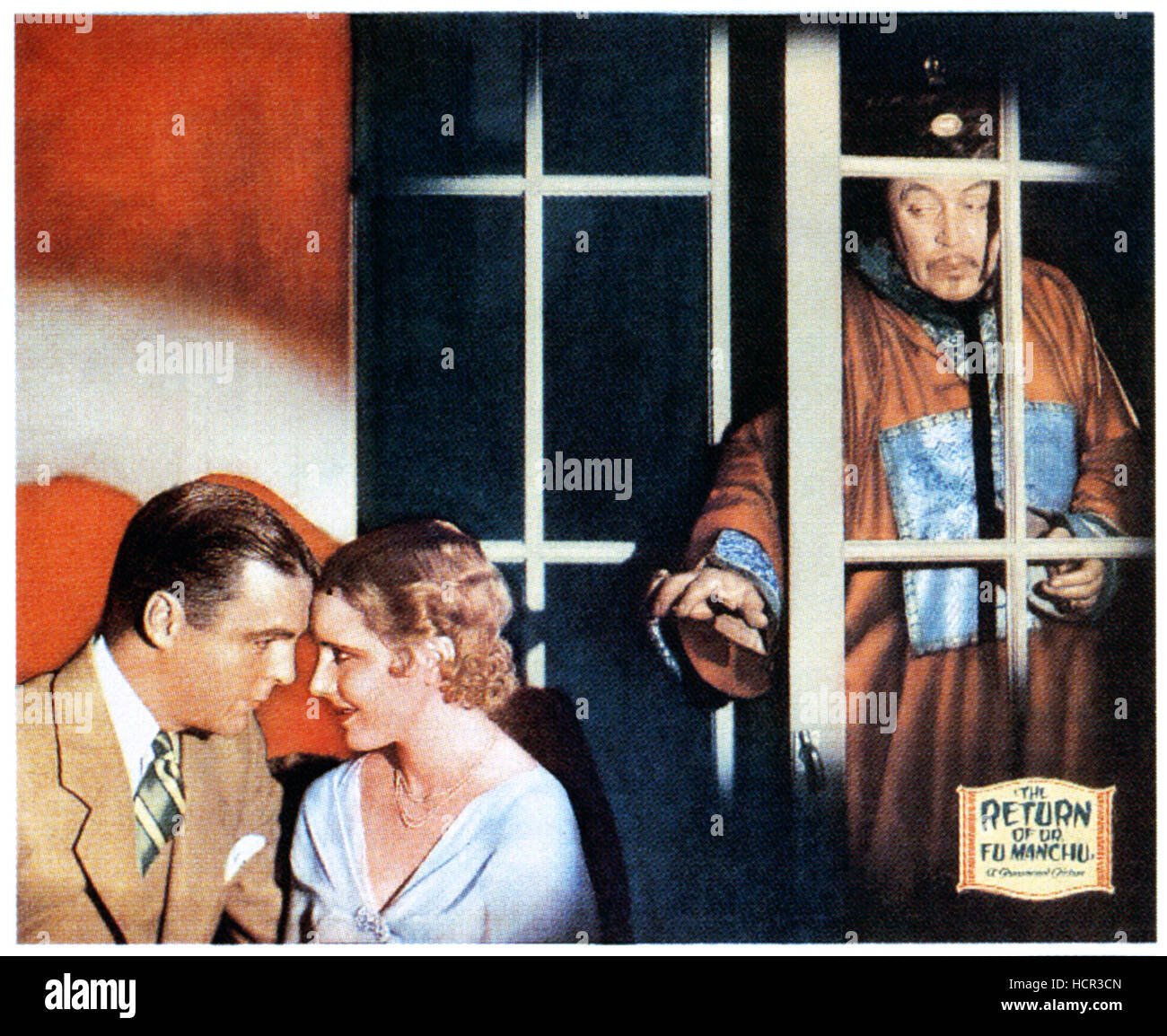 THE RETURN OF DR. FU MANCHU, from left: Neil Hamilton, Jean Arthur ...
